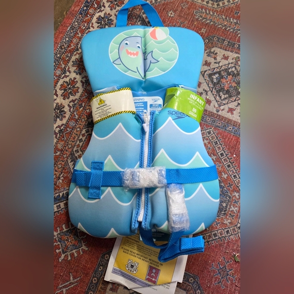 Speedo | Swim | Speedo Kids Swim Vest Light Blue With Shark Design ...